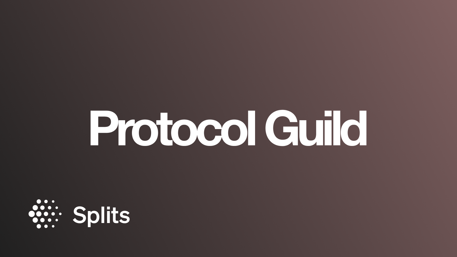 Protocol Guild funds core protocol development via Splits