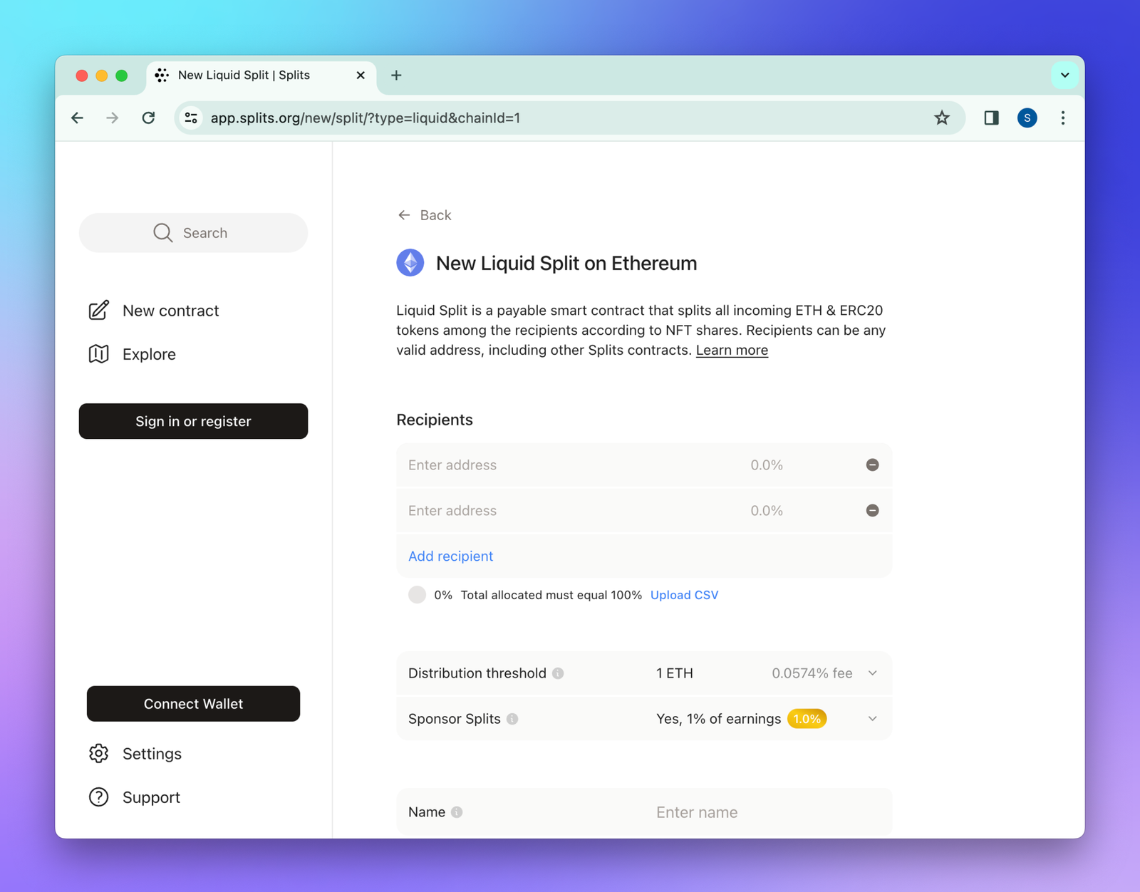 Liquid Split contract | Splits Help Center